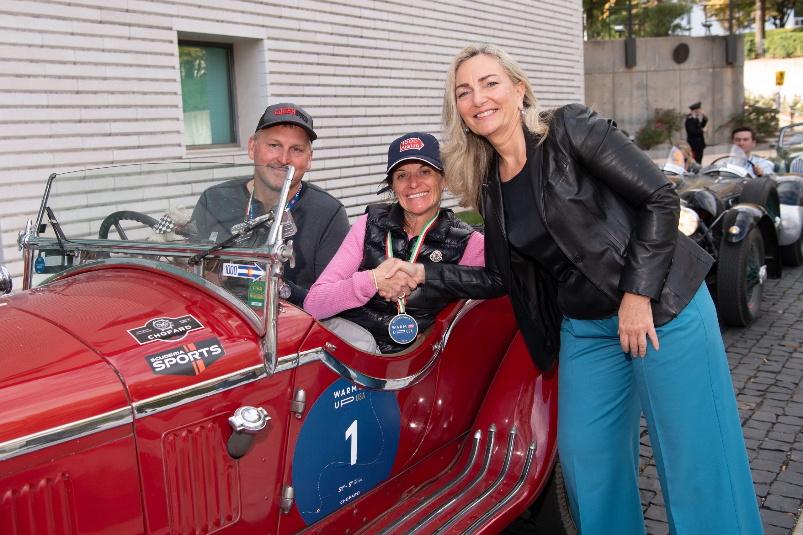 Shawn and Leanne Till in a 1931 Alfa Romeo 6C 1750 GS won the 1000 ...
