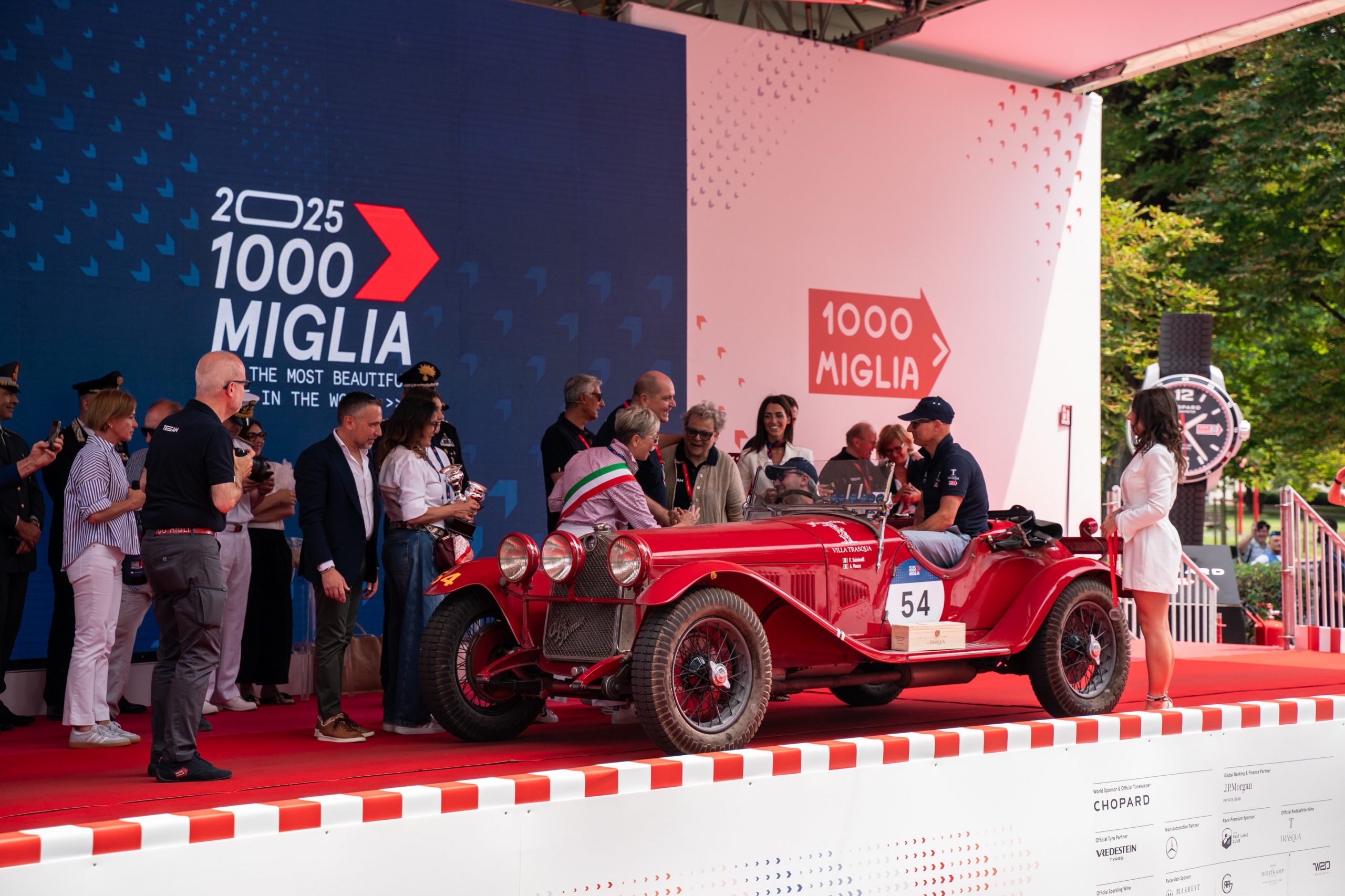 1000 Miglia 2025, Vesco-Salvinelli six times champions in a 1929 Alfa ...